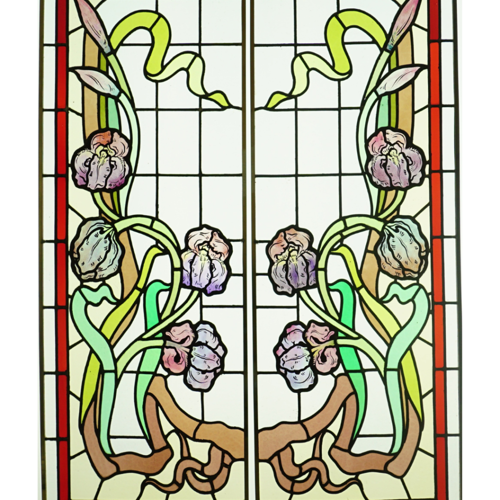 Motifs floraux – L'Antiquaire du Vitrail – Famille Loire – Chartres