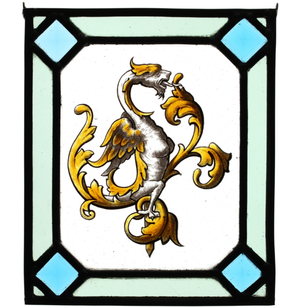 Animal héraldique – L'Antiquaire du Vitrail – Famille Loire – Chartres